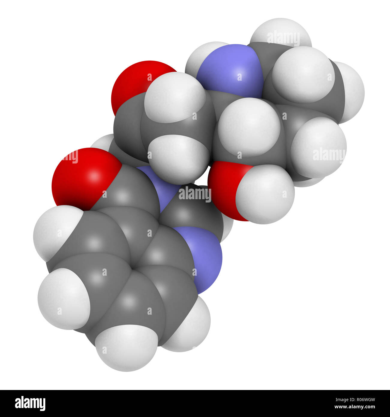 Febrifugine alkaloid molecule, first isolated from Dichroa febrifuga ...