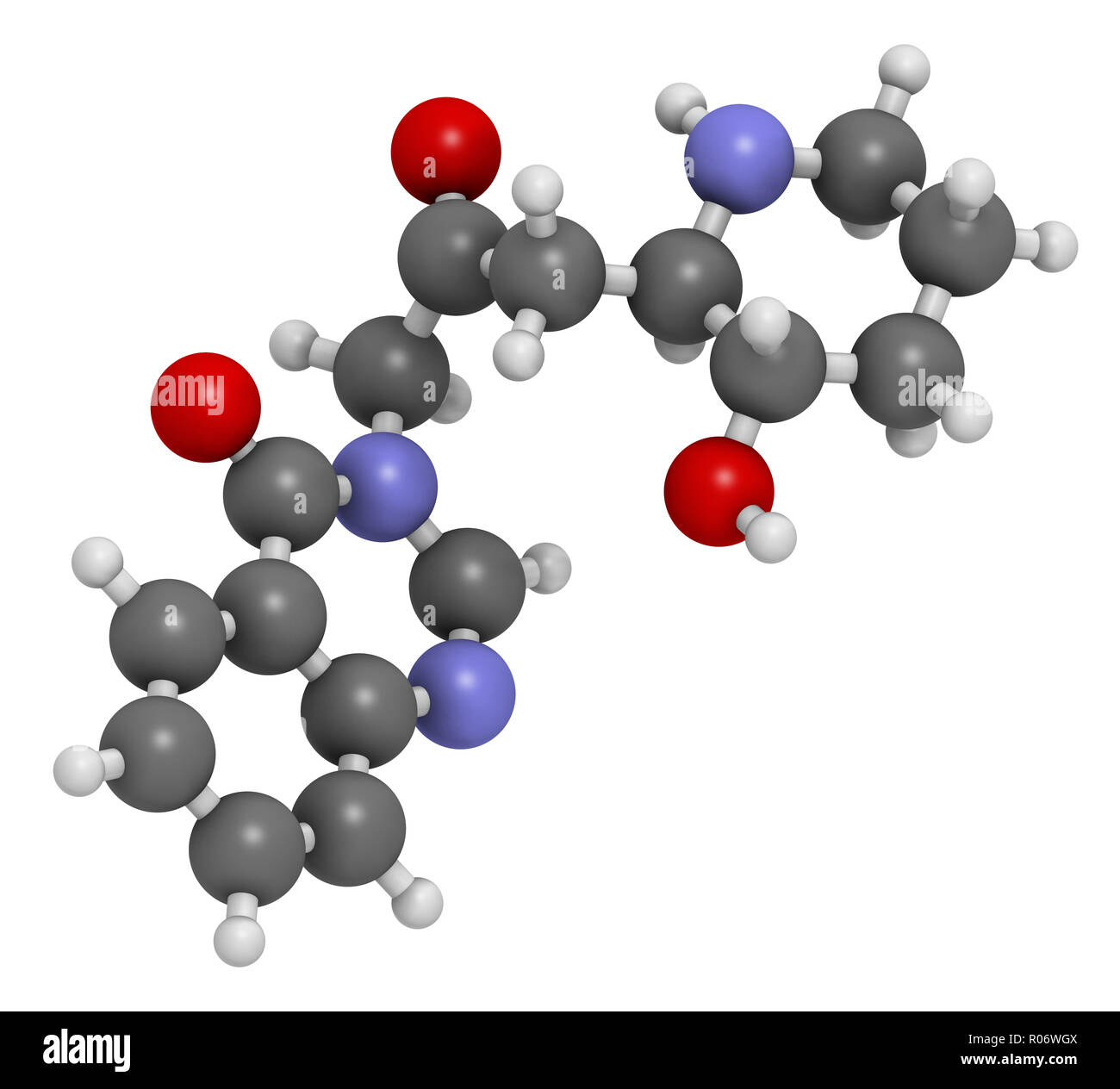 Febrifugine alkaloid molecule, first isolated from Dichroa febrifuga ...