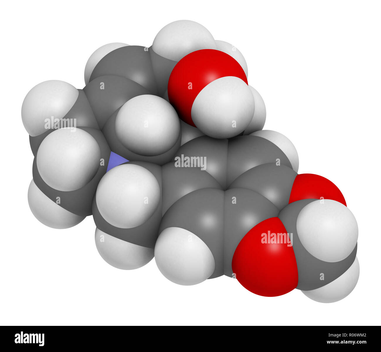 Lycorine alkaloid molecule. Found in Amaryllidaceae plants, including ...