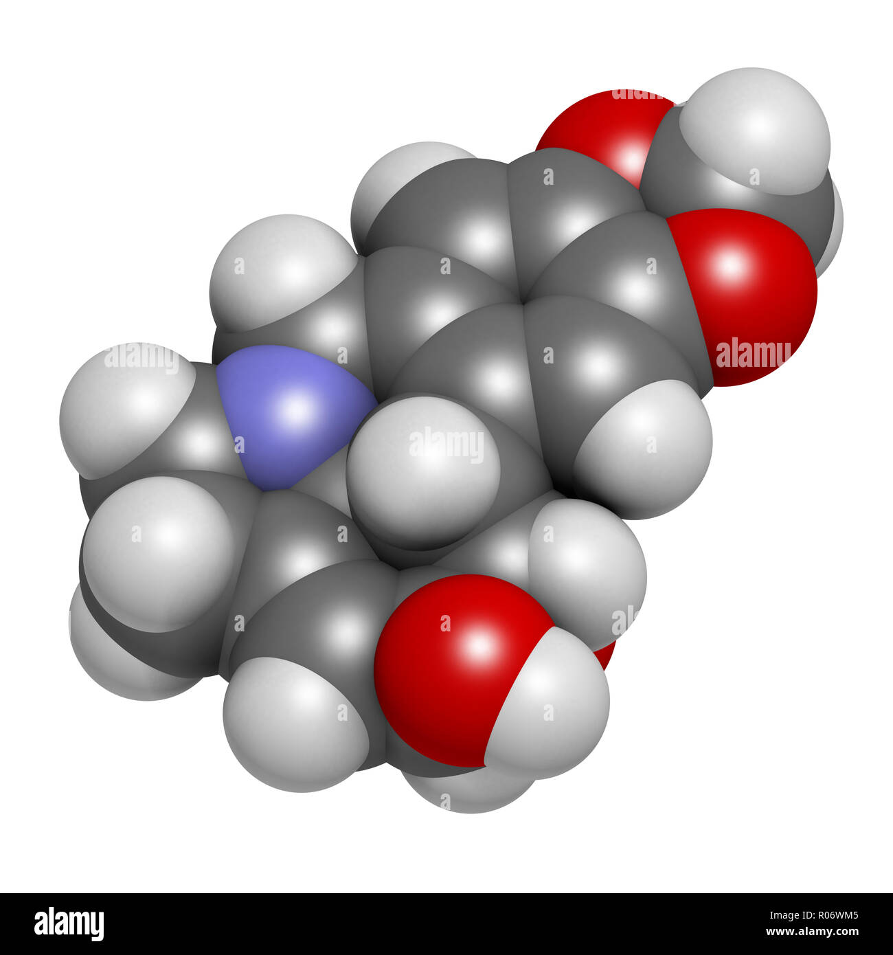Lycorine alkaloid molecule. Found in Amaryllidaceae plants, including ...