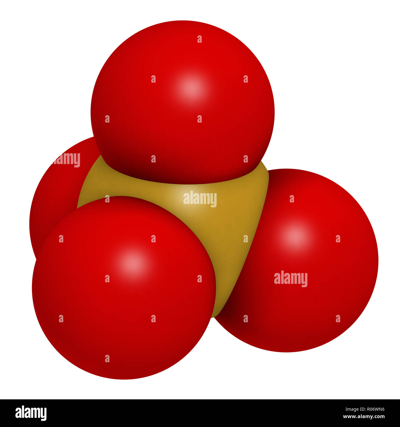 Orthosilicate (silicon tetroxide, silicate) anion, chemical structure ...