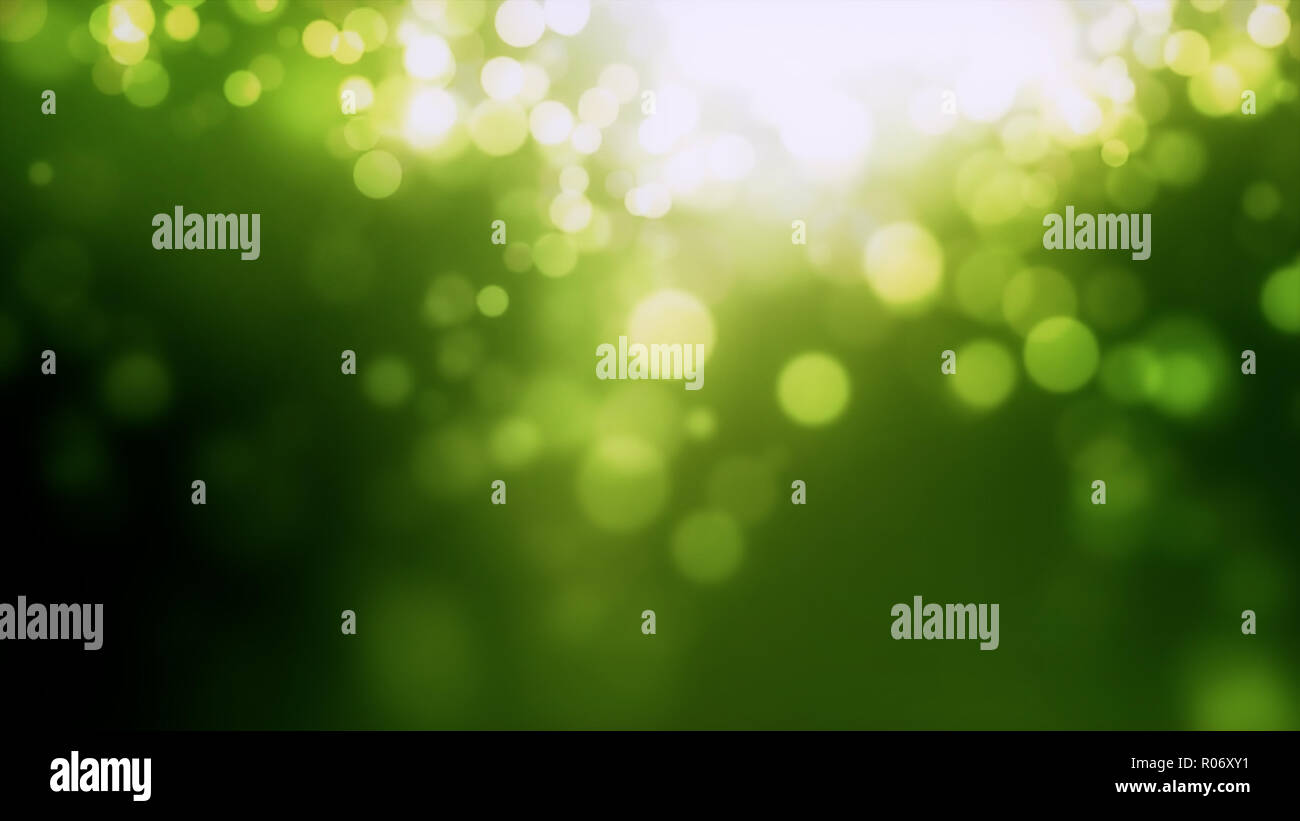 3D rendering light blur of light spots for the background. Abstract bokeh lights background ...