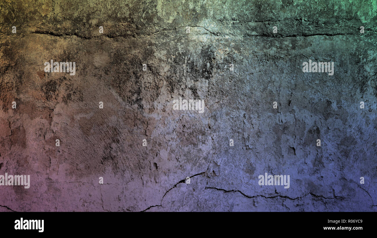 3D rendering of a multilayer color texture for a background based on a ...