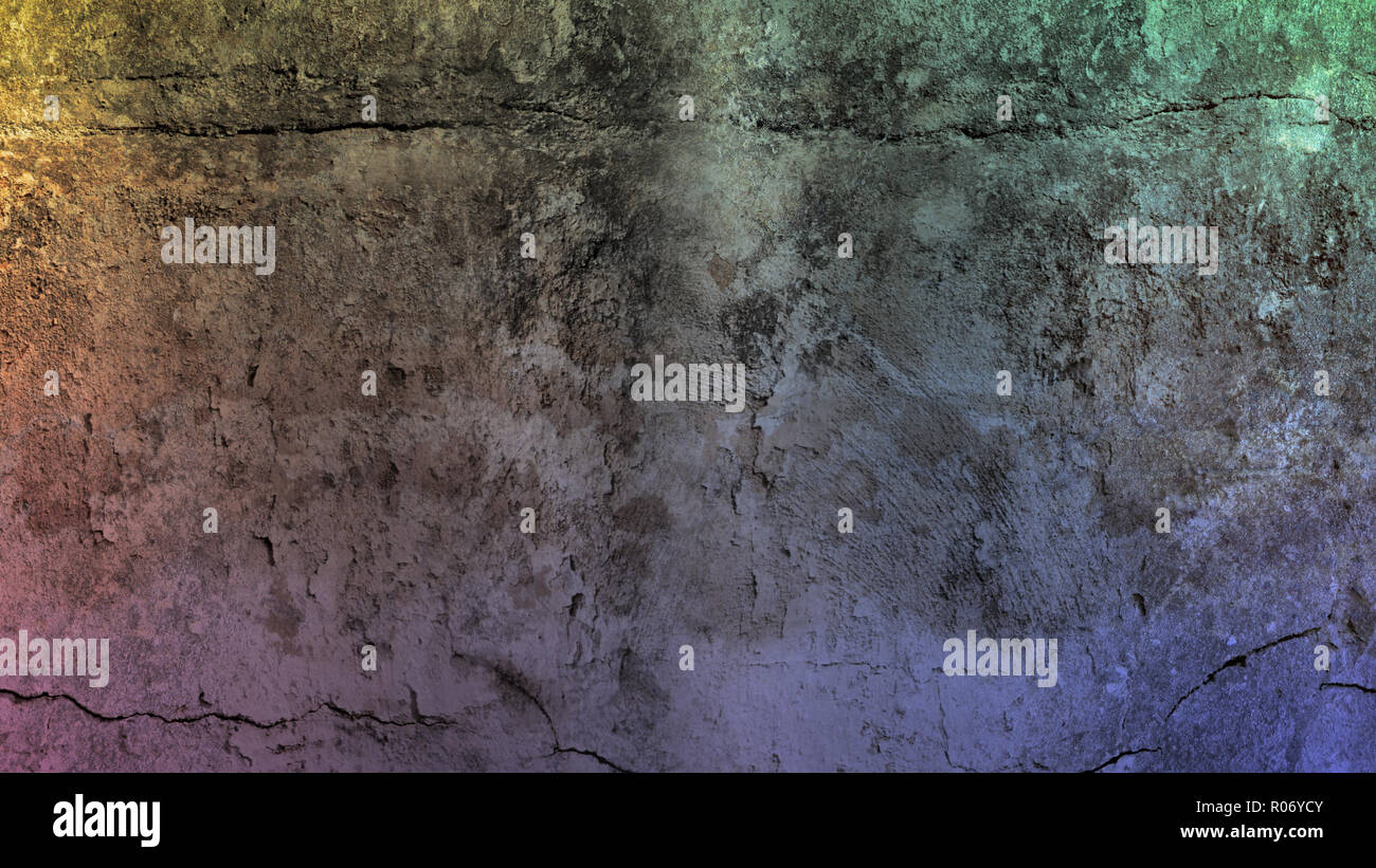 3D rendering of a multilayer color texture for a background based on a ...