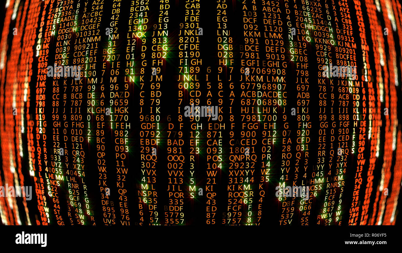 Abstract data blocks matrix hi-res stock photography and images - Alamy