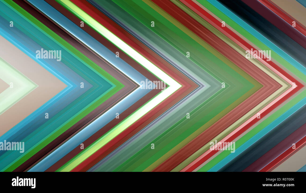 3D mosaic rendering based on an abstract angular composition consisting ...