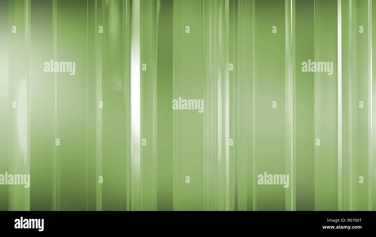 3D rendering of abstract thin glass panels in space. Panels shine and ...
