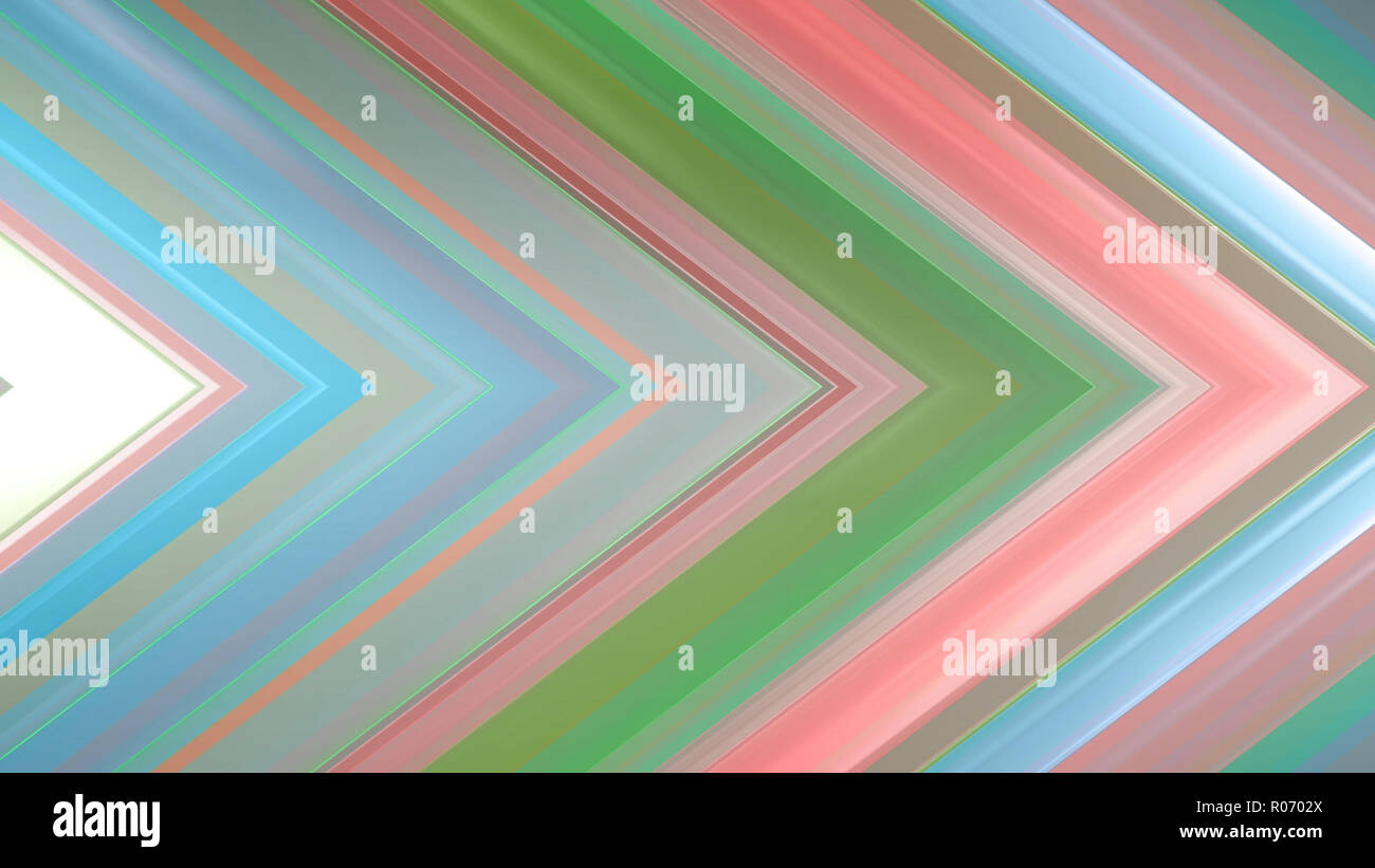 3d rendering of an abstract angular composition consisting of panels ...