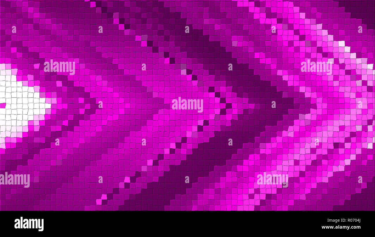 3D mosaic rendering based on an abstract angular composition consisting ...