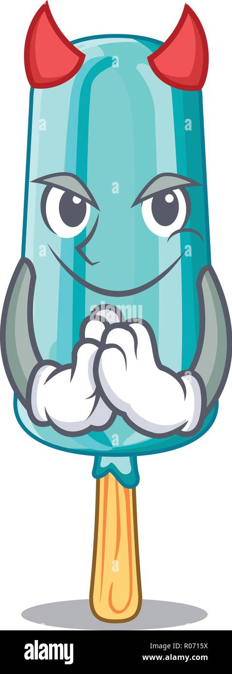 Devil Ice cream shaped with stick cartoon Stock Vector Image & Art - Alamy