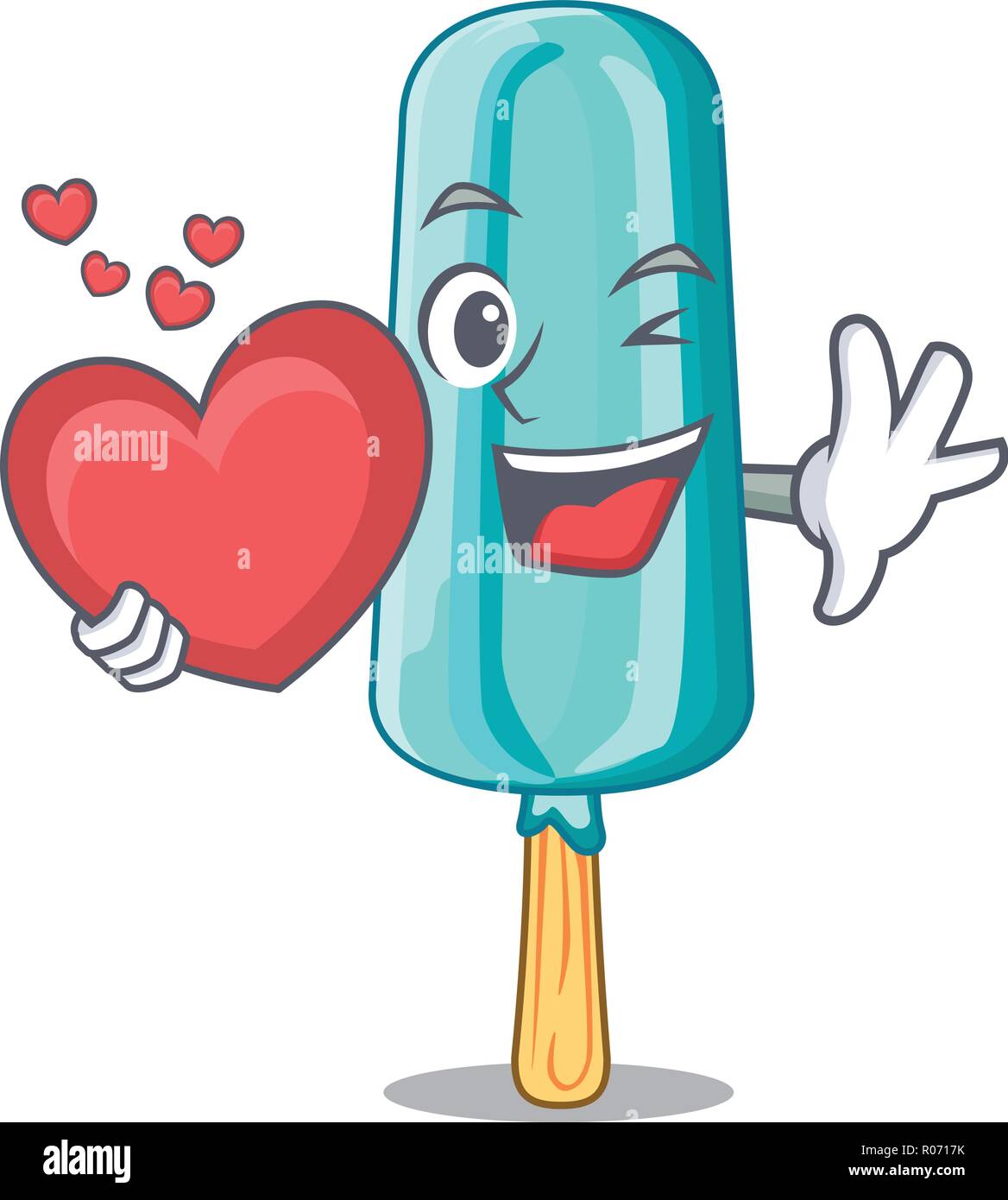 Heart cartoon chocolate bar sweet Stock Vector Images - Alamy