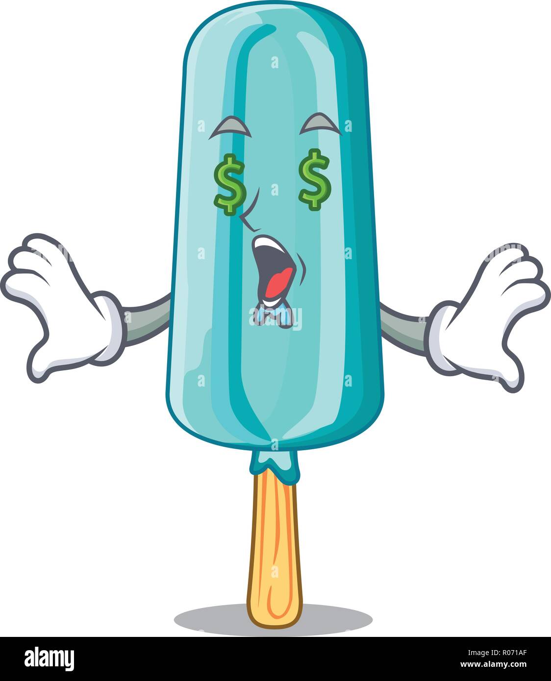 Money on ice Stock Vector Images - Alamy