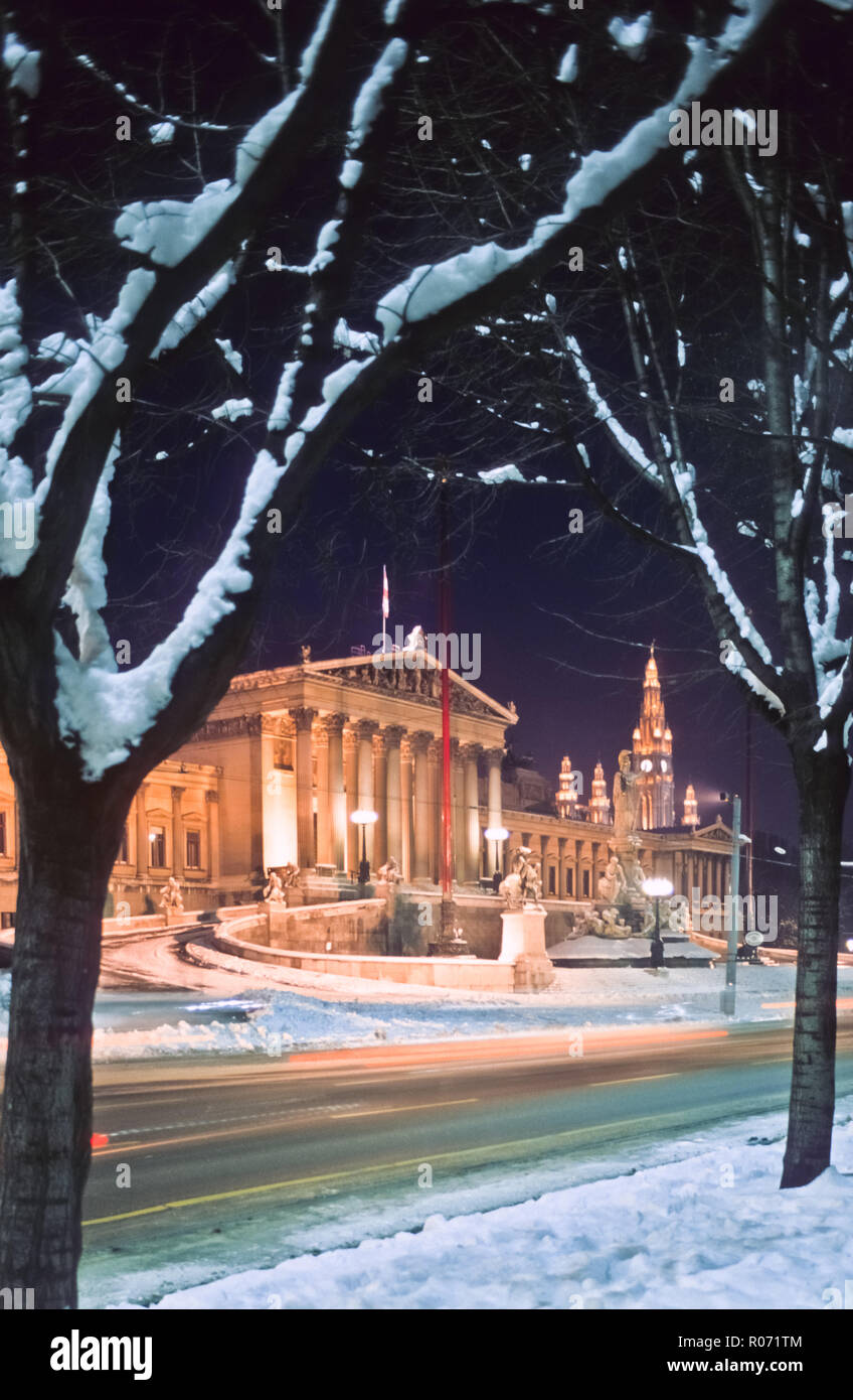 Wien, Ringstraße, Parlament - Vienna, Ringstrasse, Parliament Stock ...