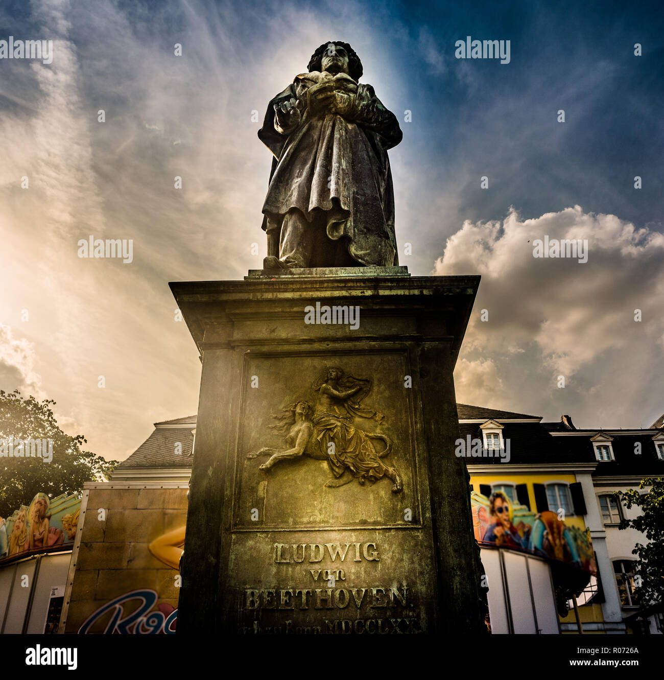 Beethoven Monument in Bonn, Germany.It was unveiled on 12 August 1845 ...