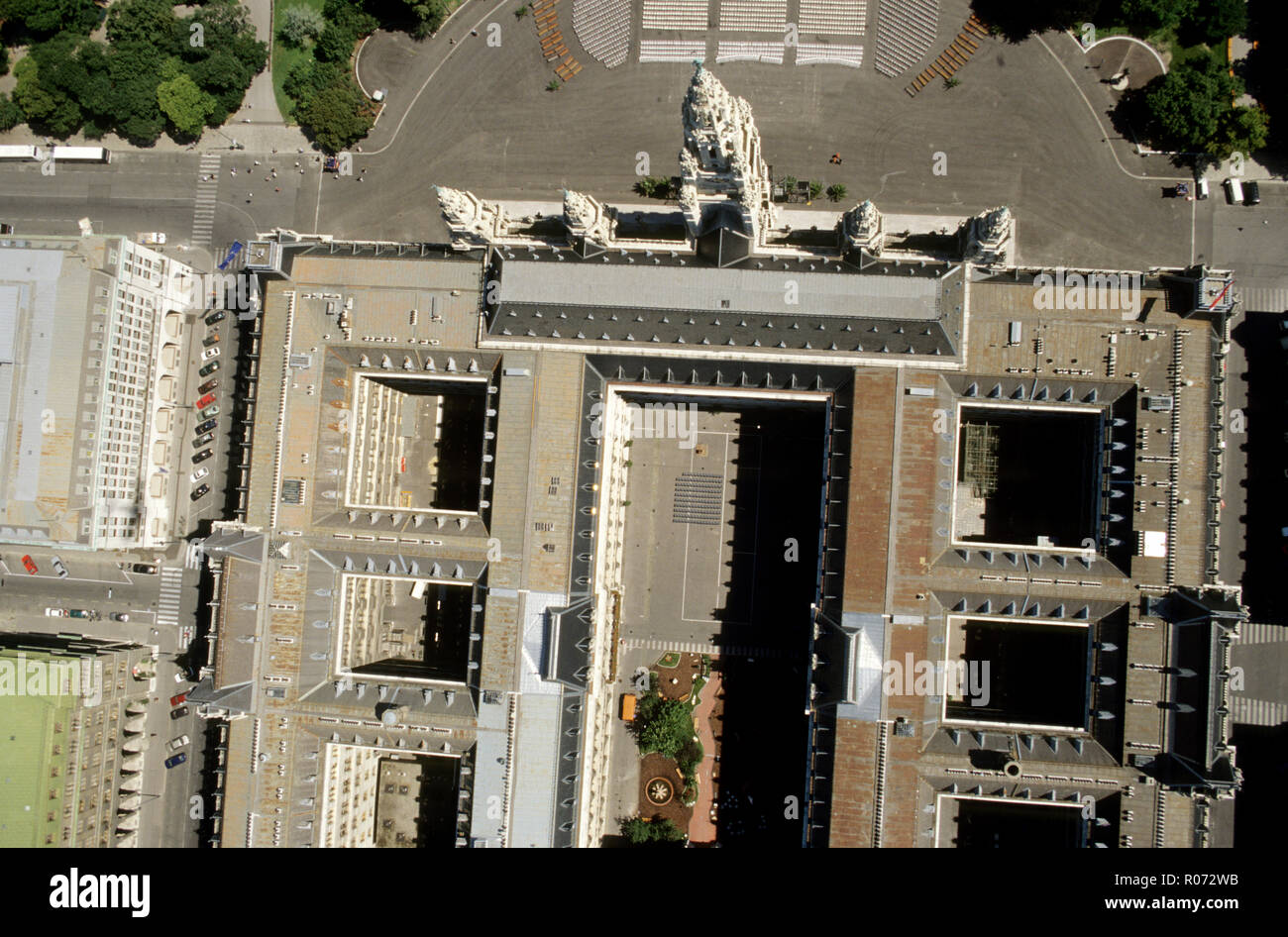 Wien, Ringstraße, Rathaus, Luftbild - Vienna, Ringstrasse, Town Hall ...