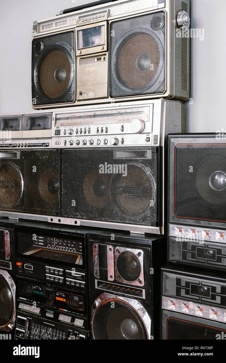 image of Retro radio background Stock Photo - Alamy