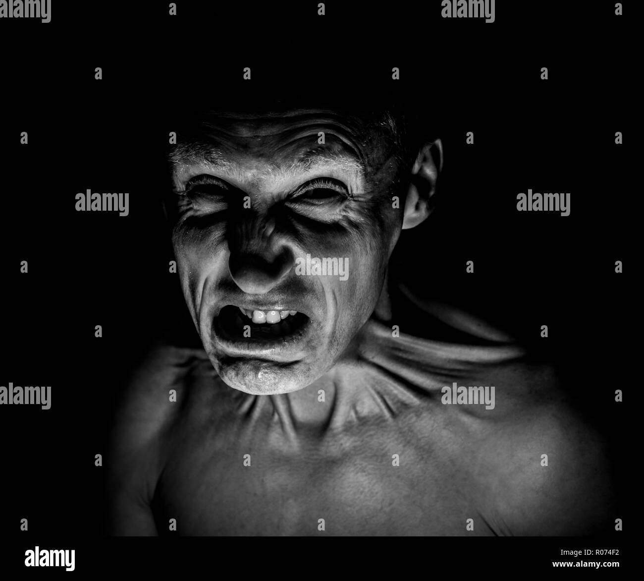 Expression disgust emotion fear hi-res stock photography and images - Alamy