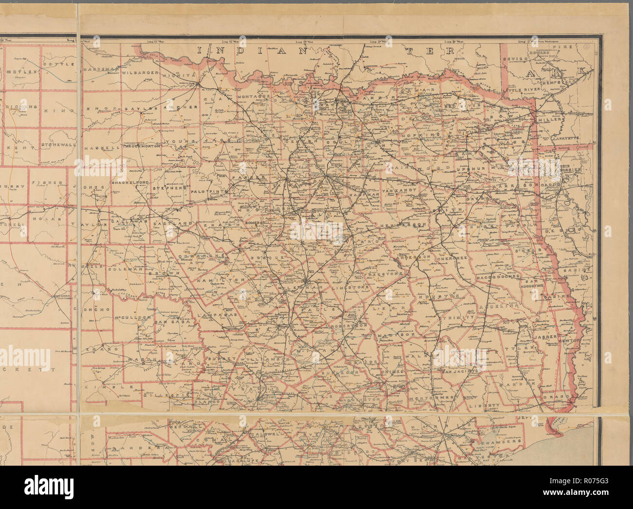 vintage american map Stock Photo - Alamy