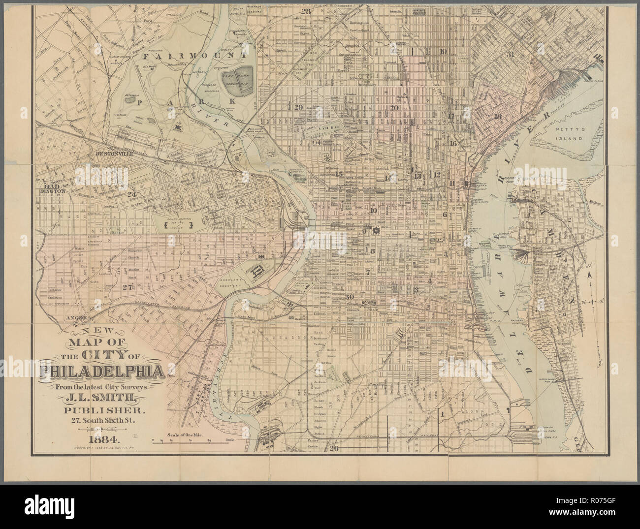 vintage american map Stock Photo - Alamy