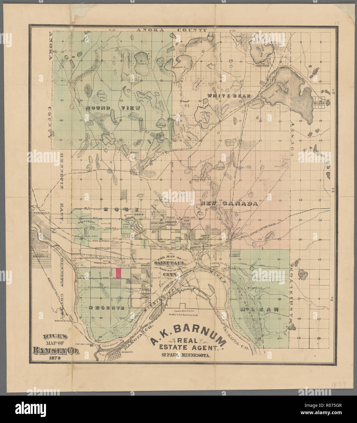 vintage american map Stock Photo - Alamy