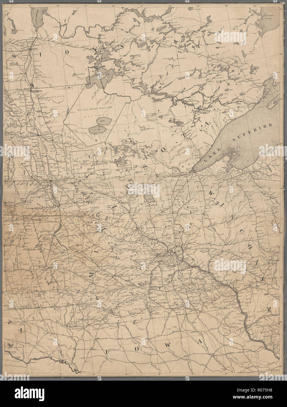 vintage american map Stock Photo - Alamy