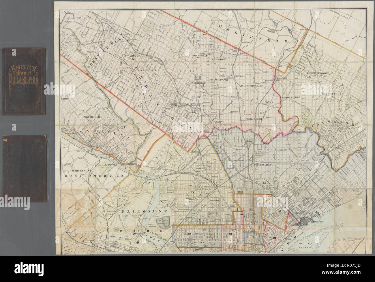 vintage american map Stock Photo - Alamy