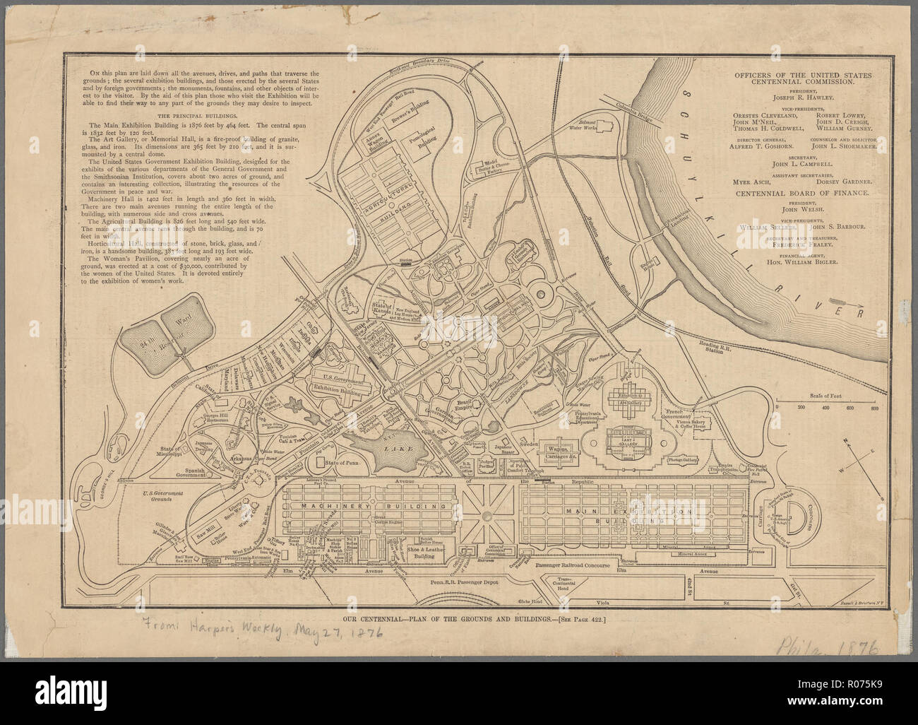 vintage american map Stock Photo - Alamy