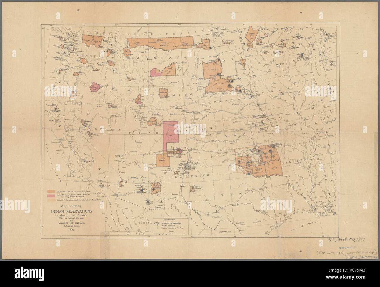 vintage american map Stock Photo - Alamy
