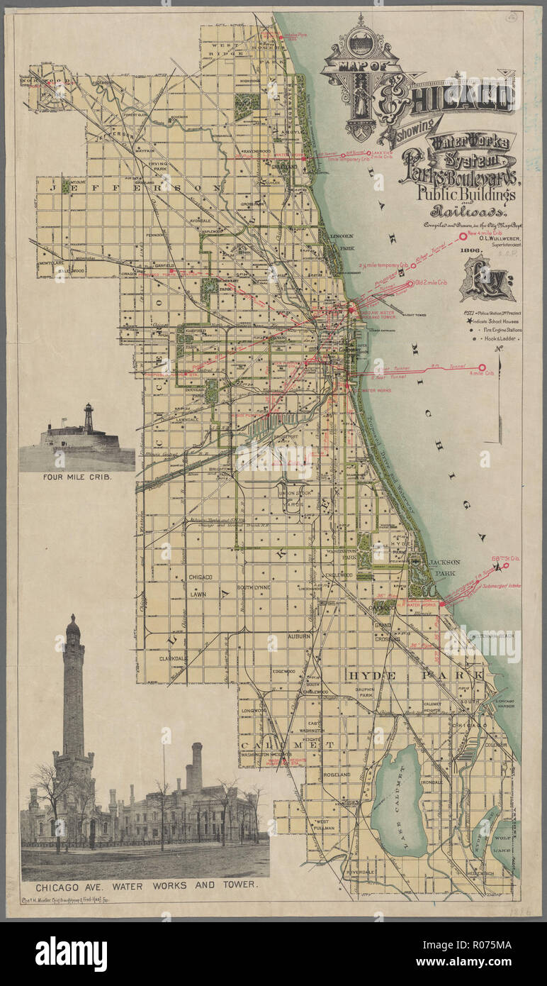 vintage american map Stock Photo - Alamy
