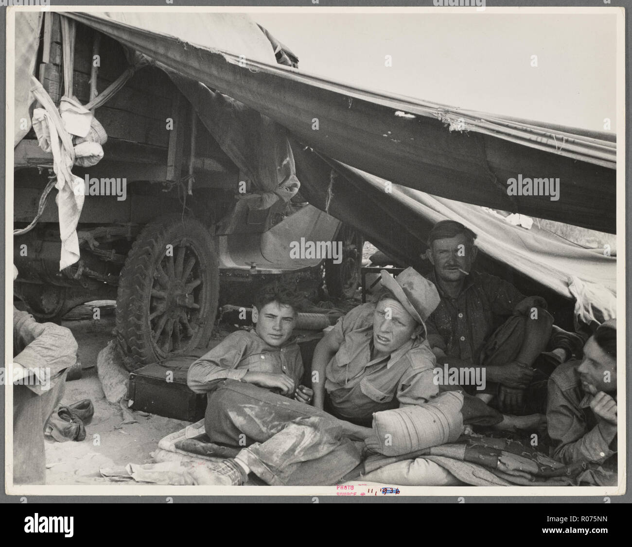 vintage great american depression era photo Stock Photo - Alamy