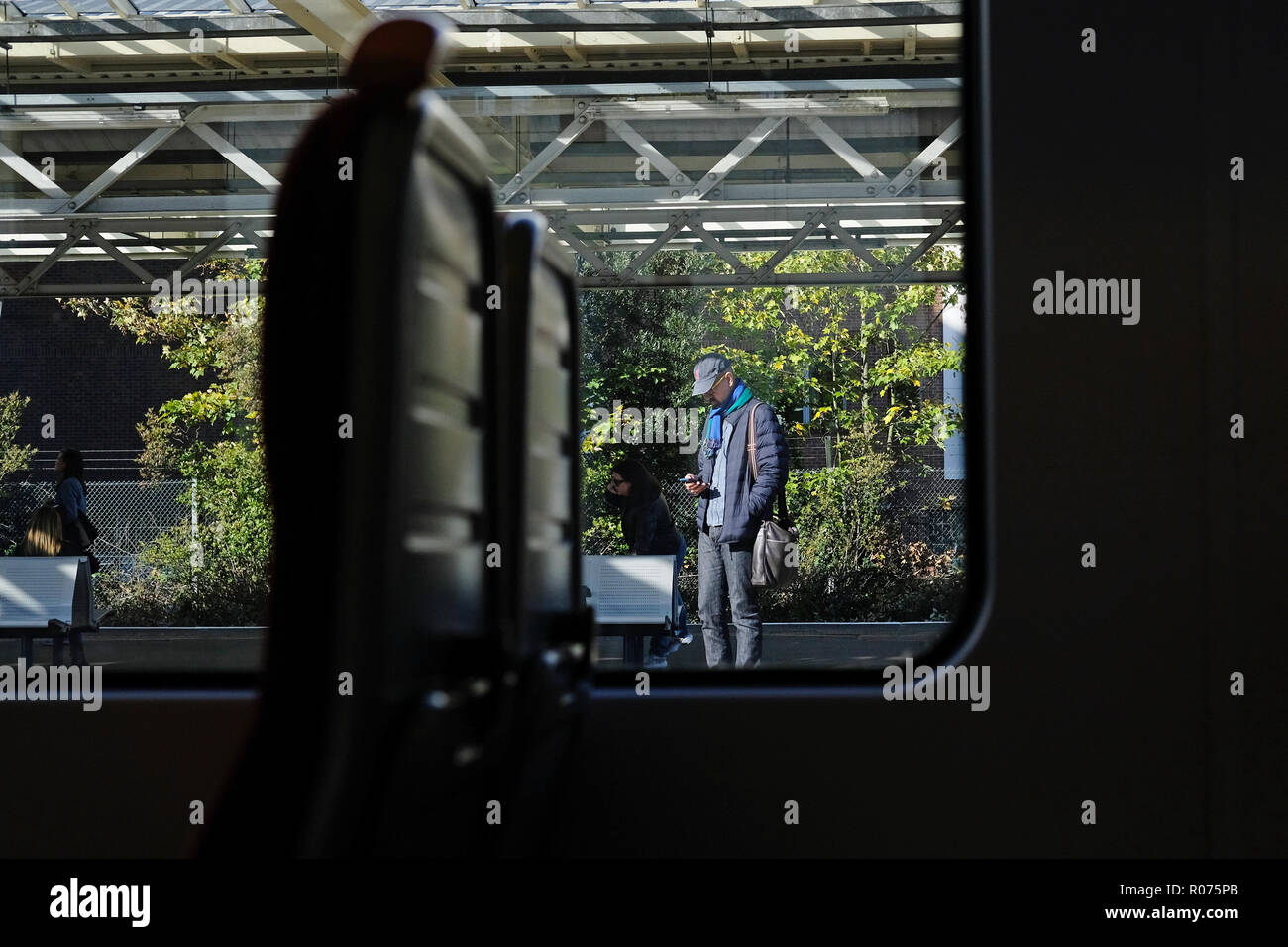 Train platform view hi-res stock photography and images - Alamy