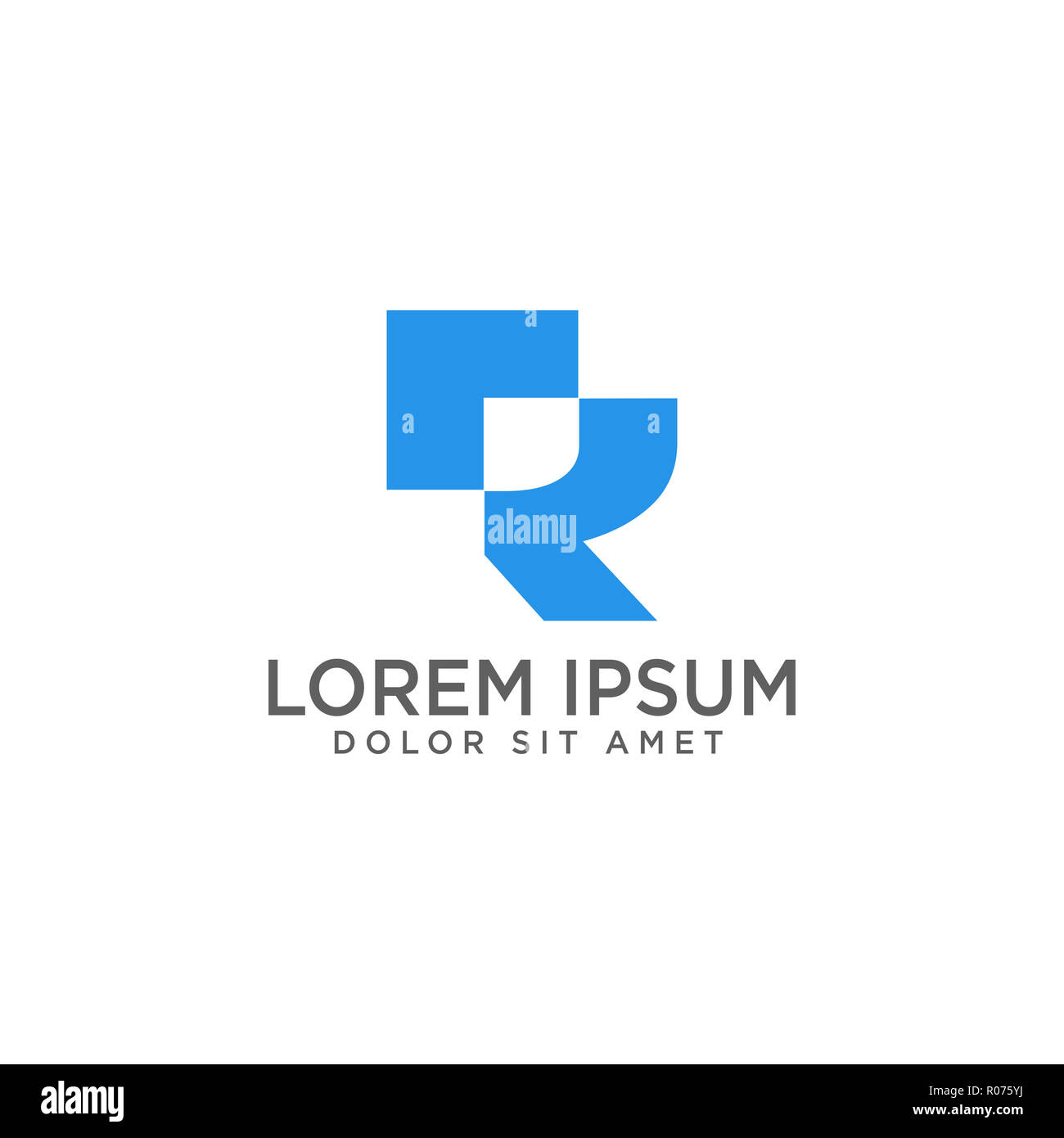 initial R logo template vector illustration and inspiration, ready use ...