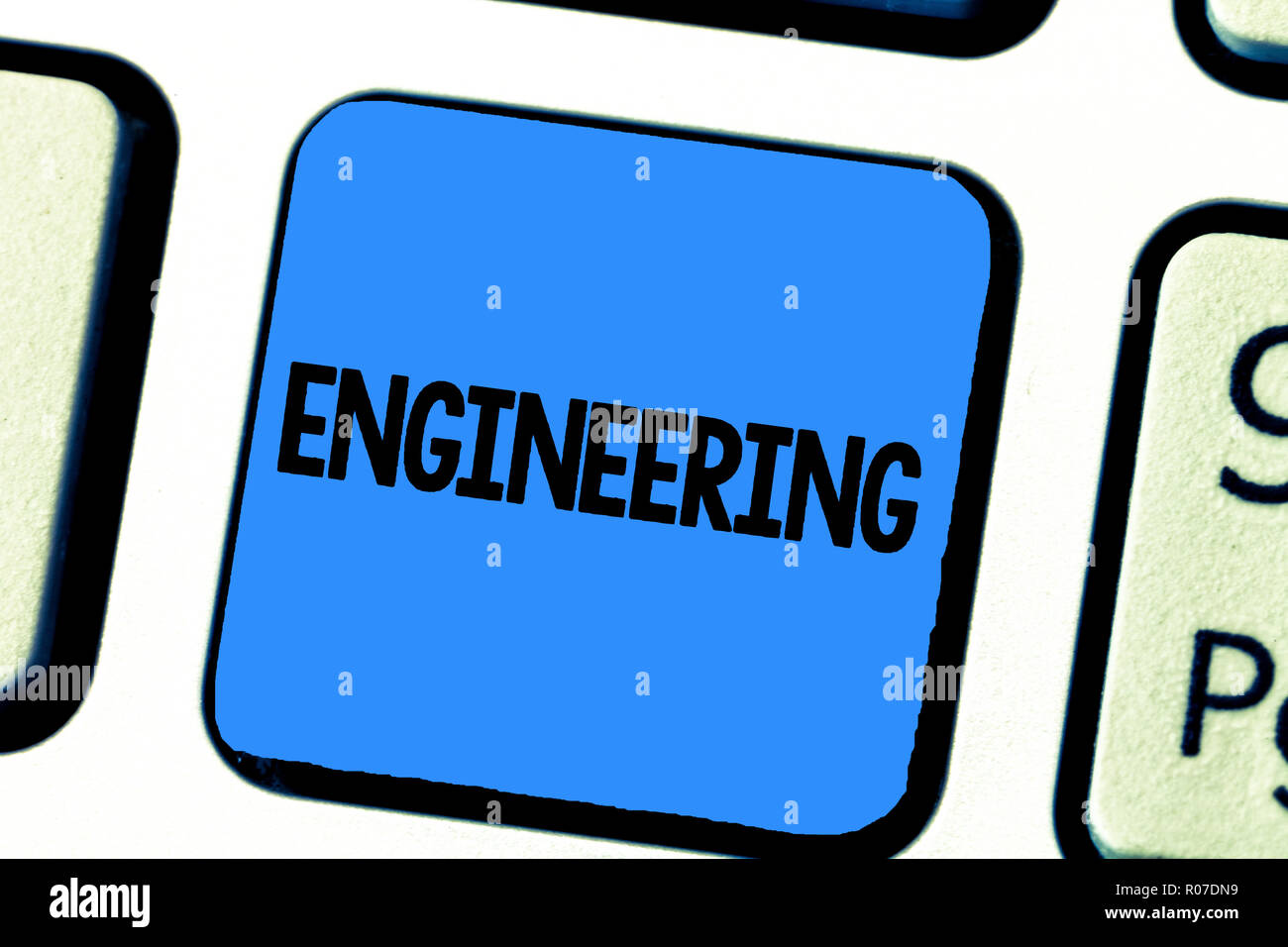 Handwriting text writing Engineering. Concept meaning Science concerned ...