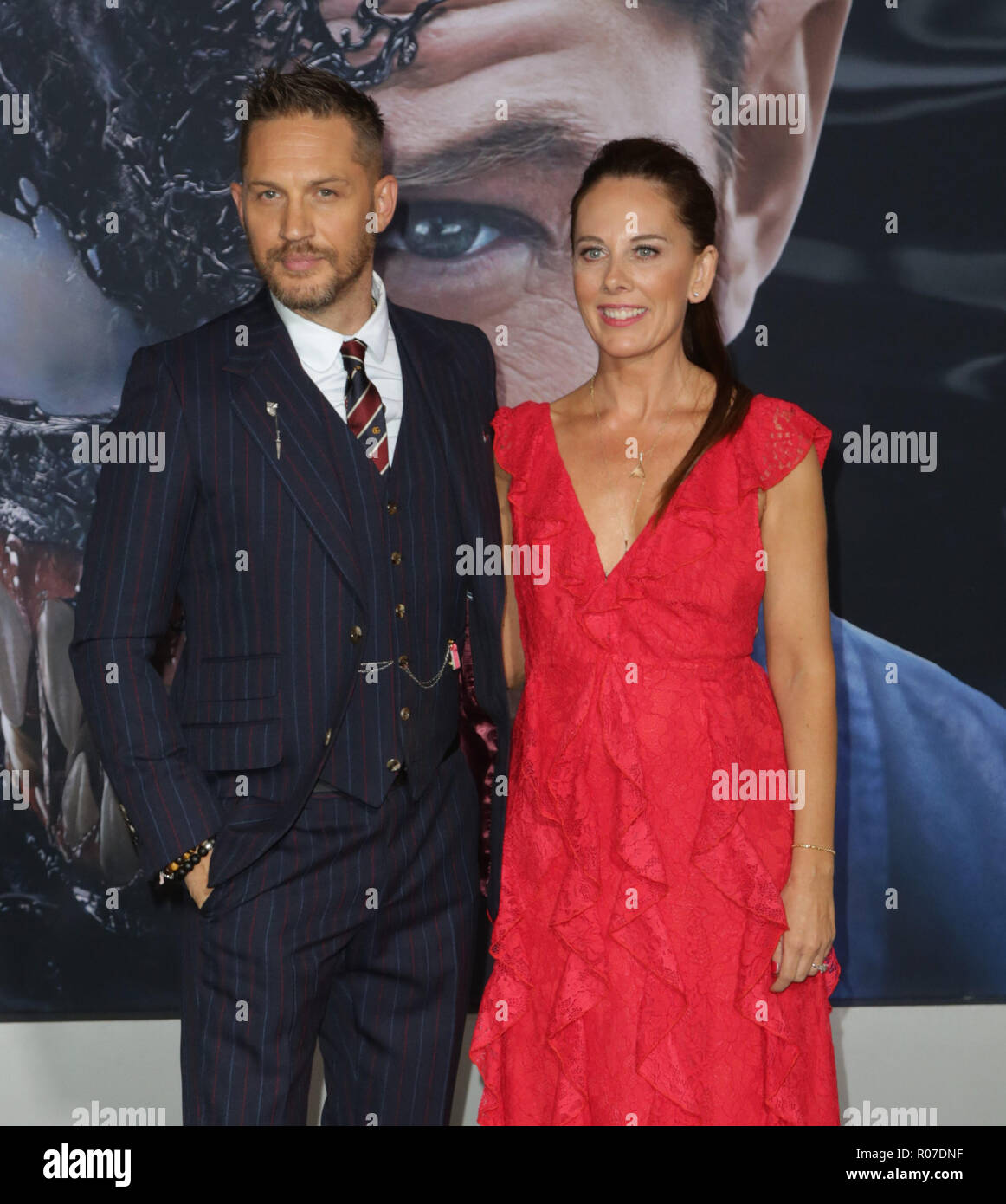 Celebrities attend th World Premiere of “VENOM” at Regency Village ...