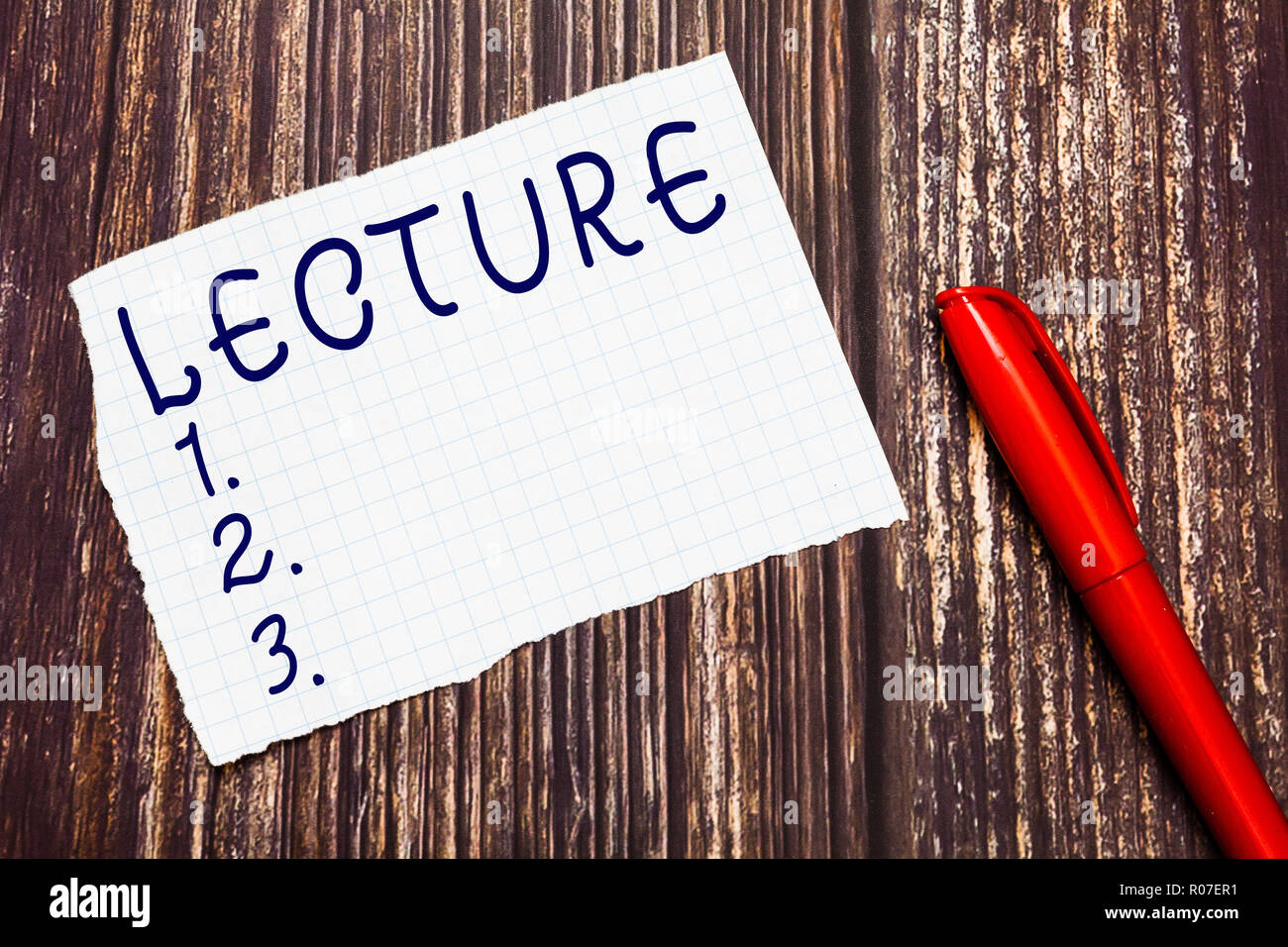 Text sign showing Lecture. Conceptual photo Educational talk to ...