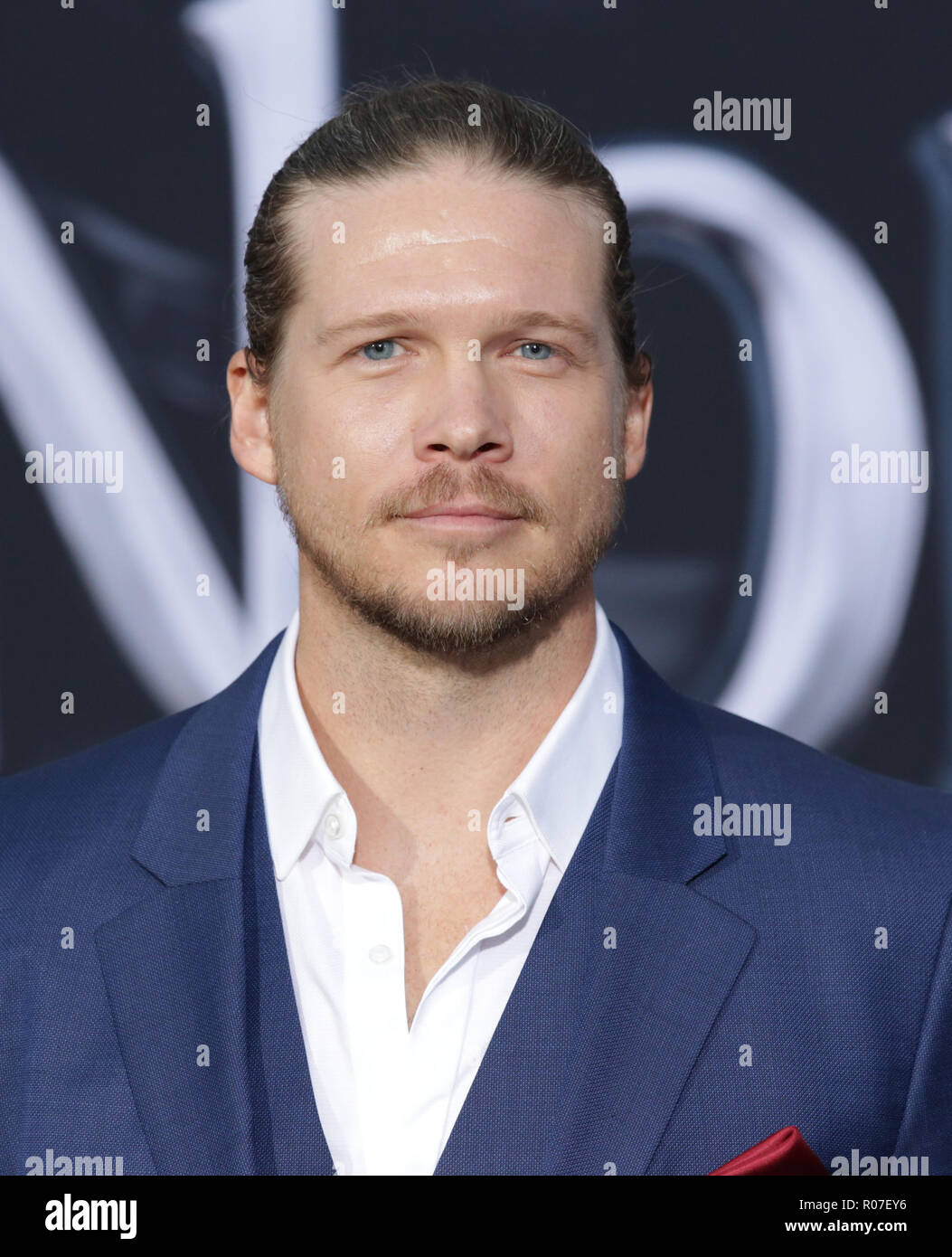 Celebrities attend th World Premiere of “VENOM” at Regency Village Theater. Featuring: Scott ...