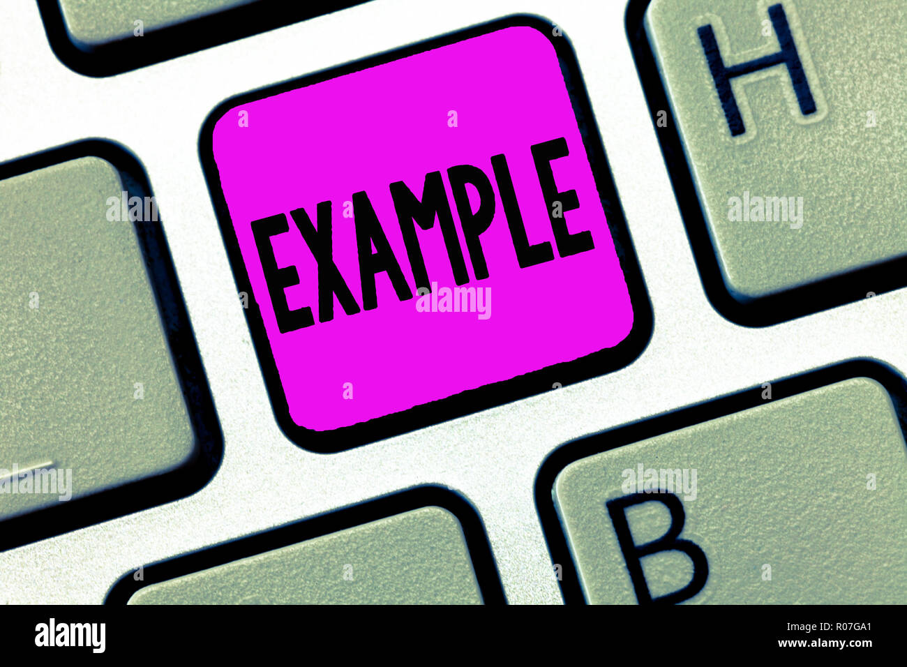 Word writing text Example. Business concept for Illustration Sample ...