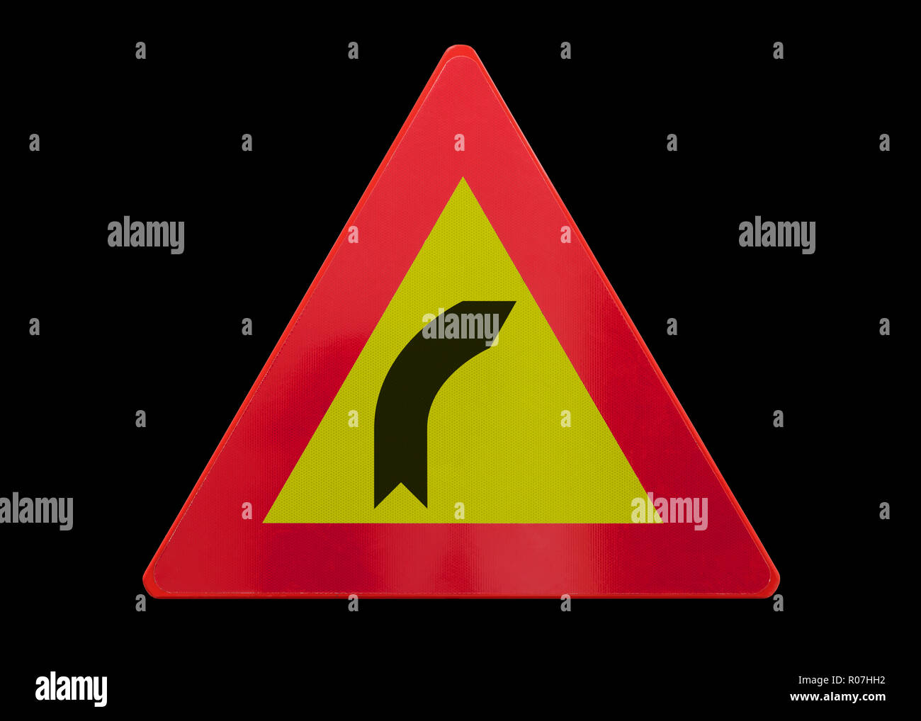 Yellow right triangle hi-res stock photography and images - Alamy