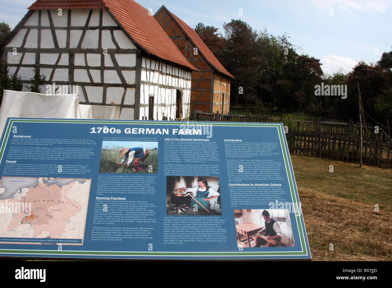 The Old German Farm exhibit at the Frontier Museum in Staunton, VA, USA ...
