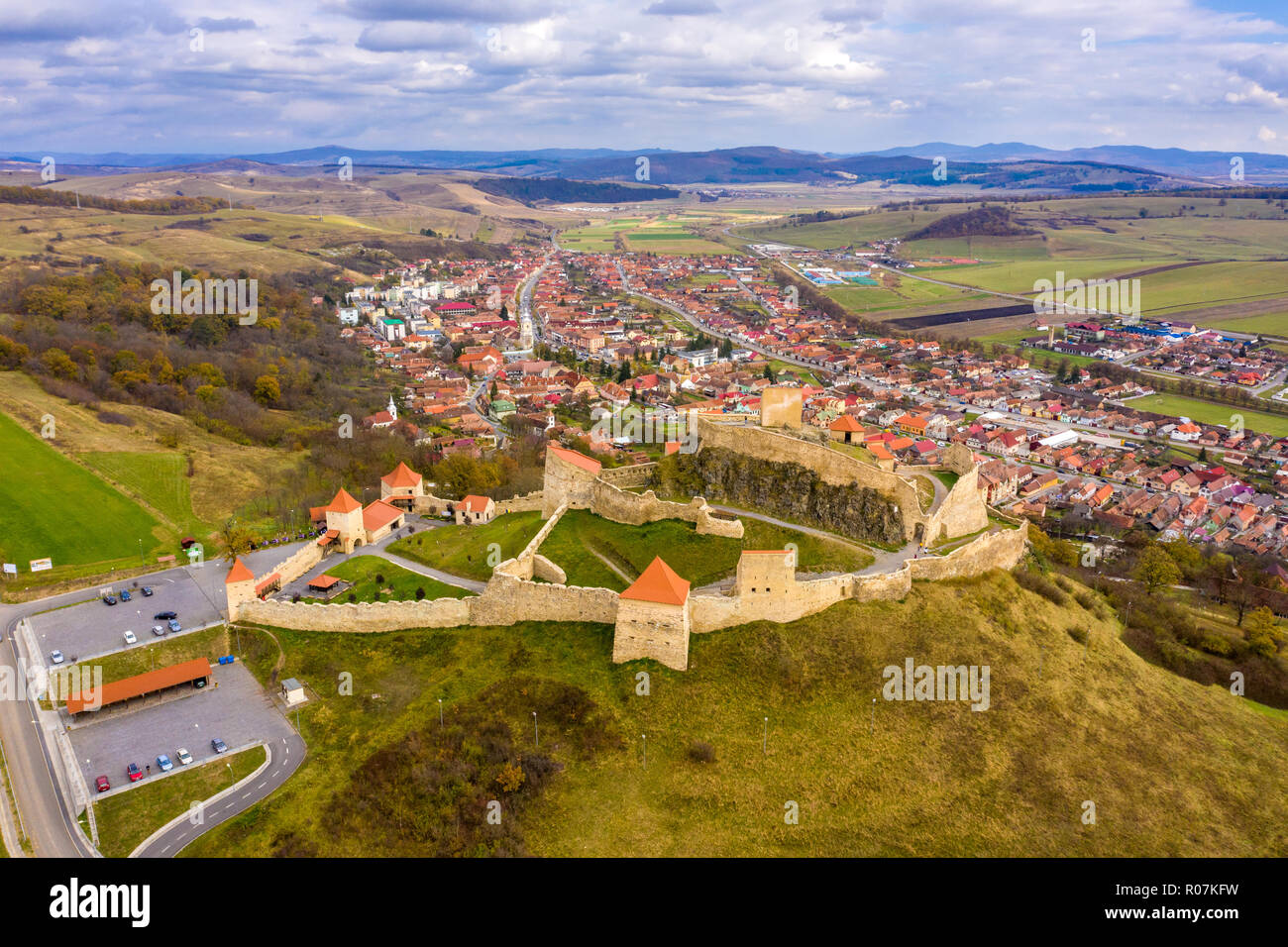 Rupea castle in Transylvania Stock Photo - Alamy