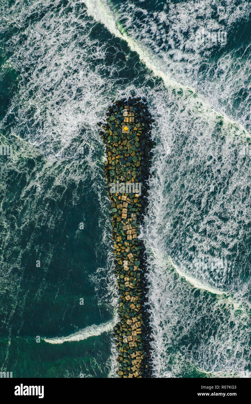 Rough sea above shot Stock Photo - Alamy