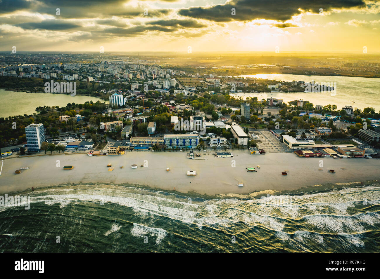 Constanta city mamaia romania aerial hi-res stock photography and ...