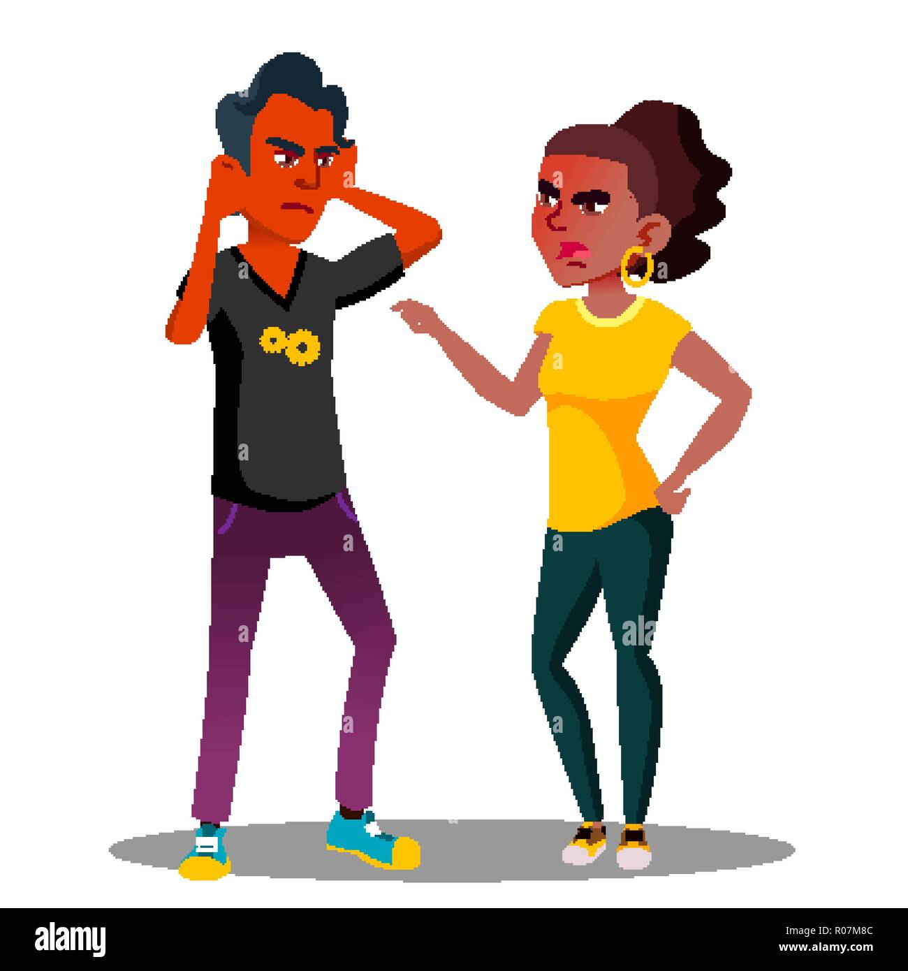 No Hands Over Ears Cartoon
