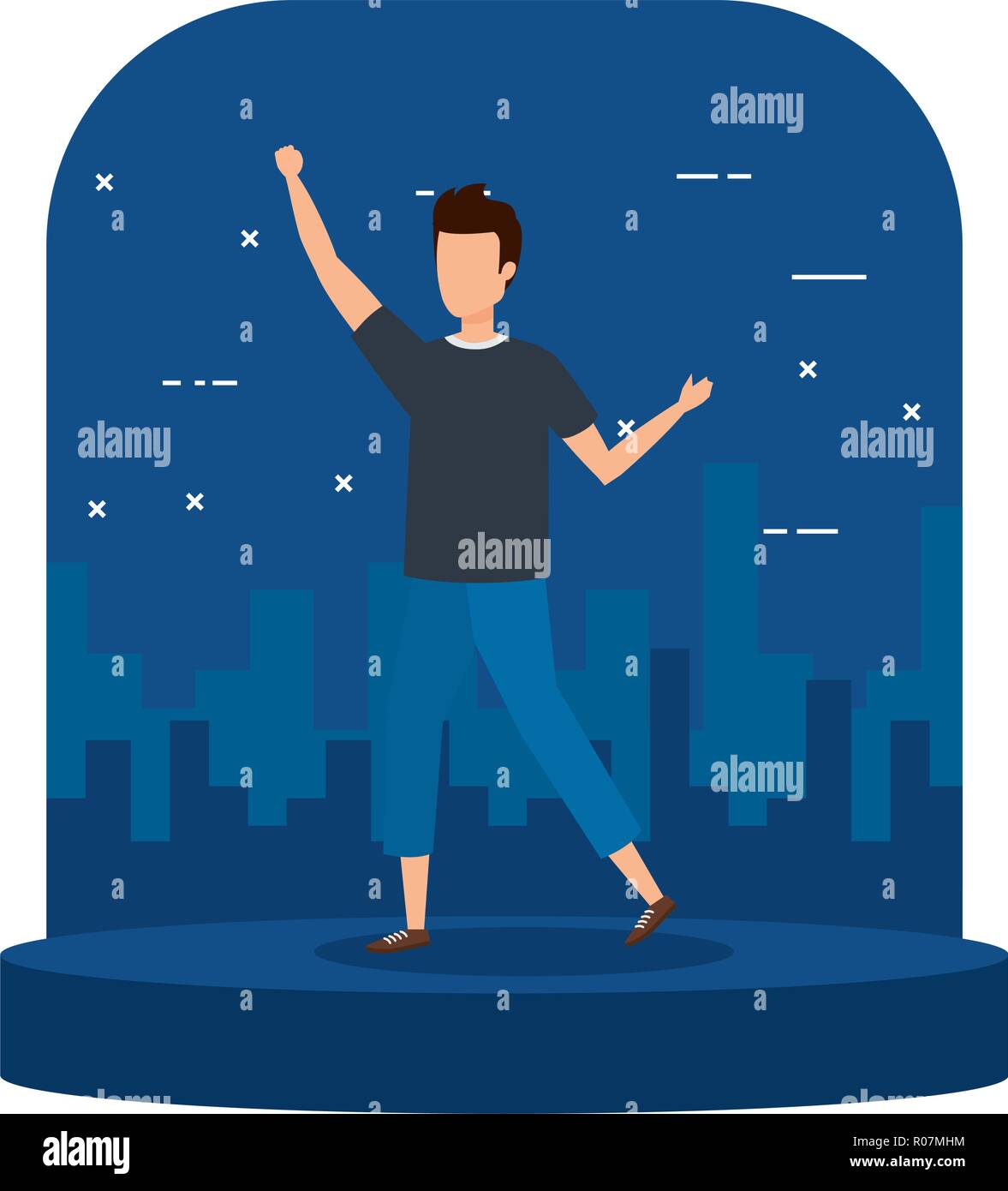 Celebrating their single Stock Vector Images - Alamy