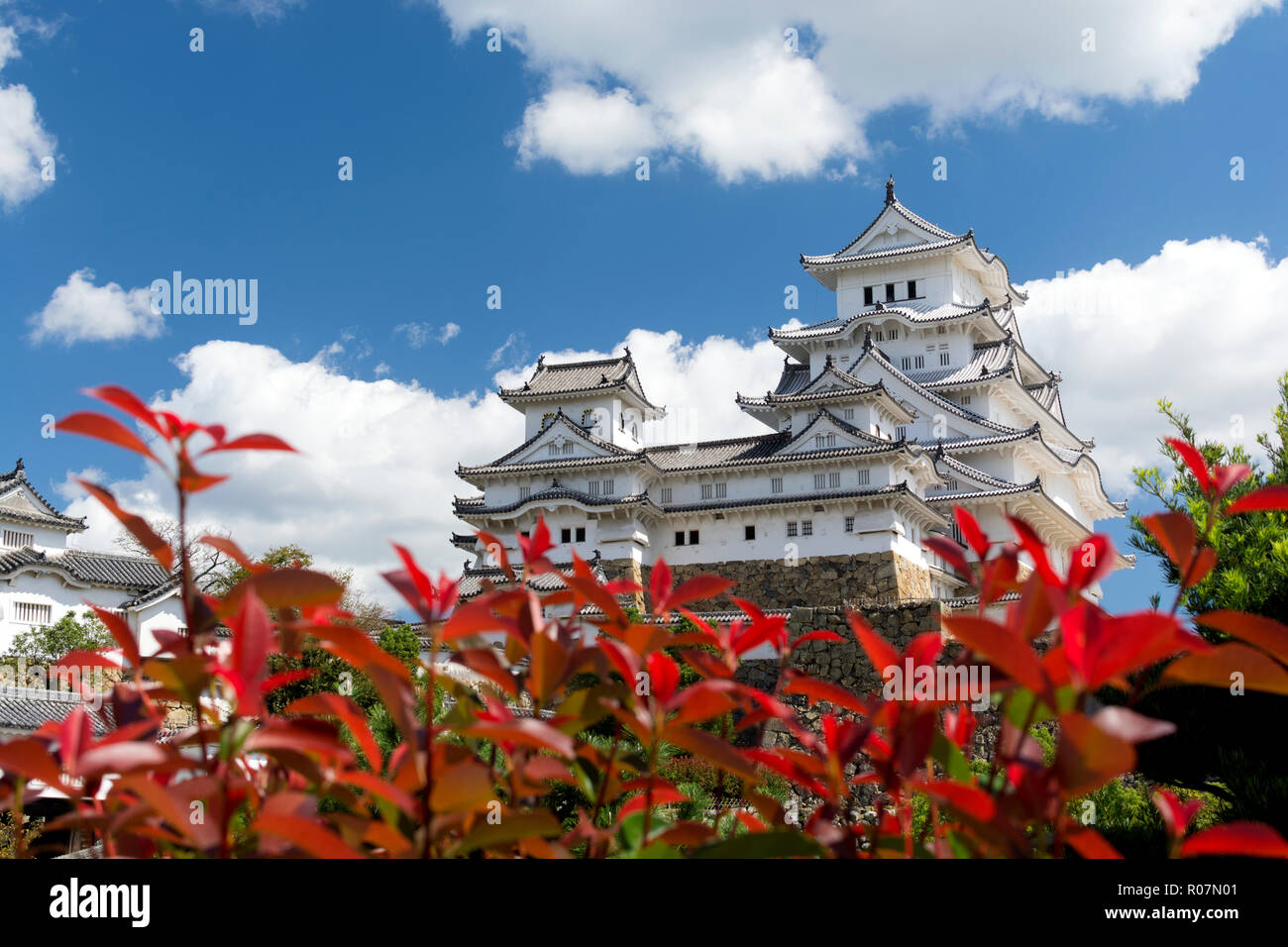 Asia autumn castle himeji hi-res stock photography and images - Alamy