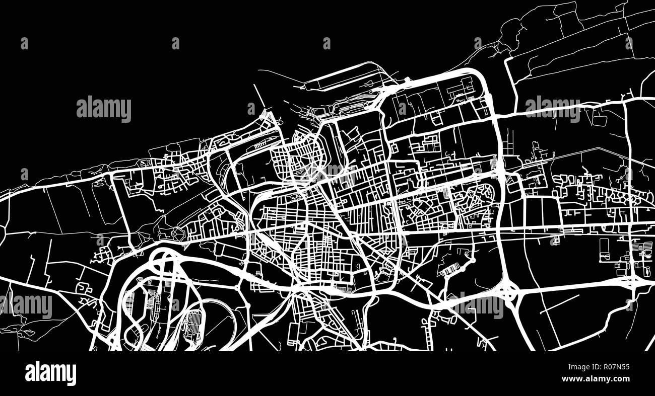 Urban vector city map of Calais, France Stock Vector Image & Art - Alamy