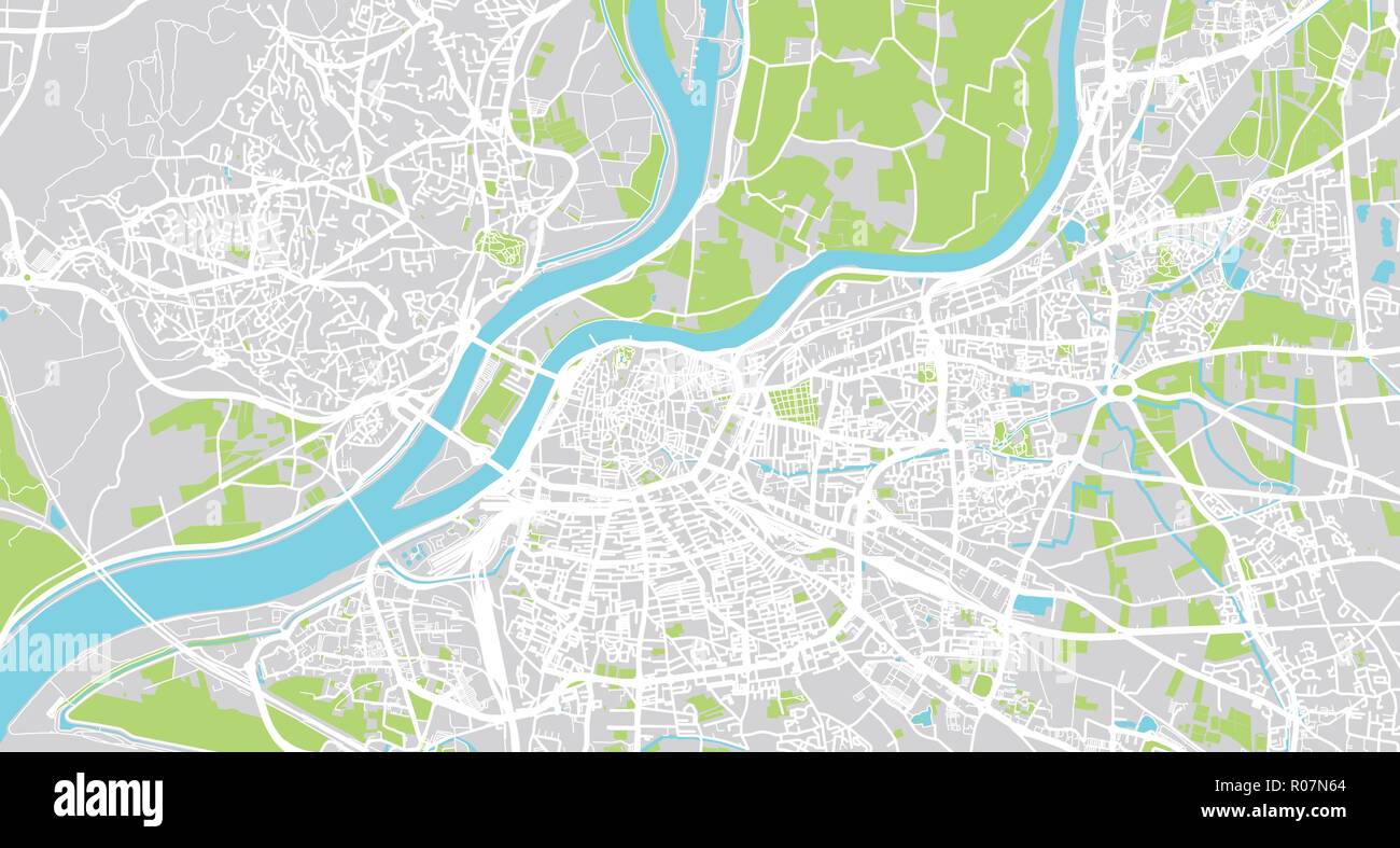 Urban vector city map of Avignon, France Stock Vector Image & Art - Alamy