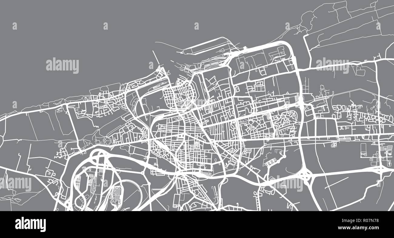 Vector map of calais hi-res stock photography and images - Alamy