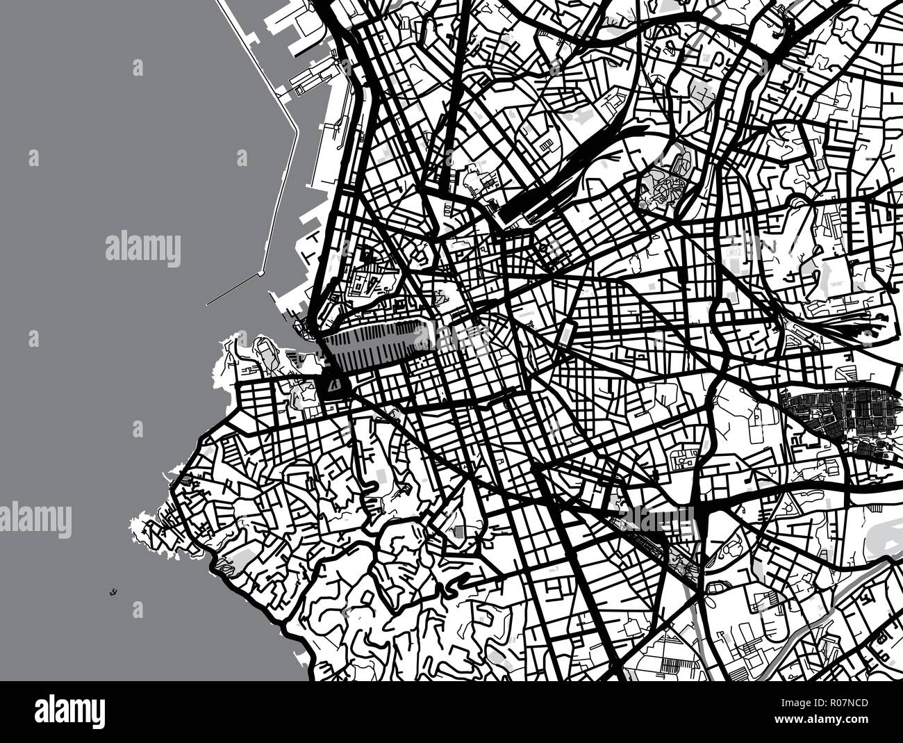 Marseille Street Map High Resolution Stock Photography and Images - Alamy