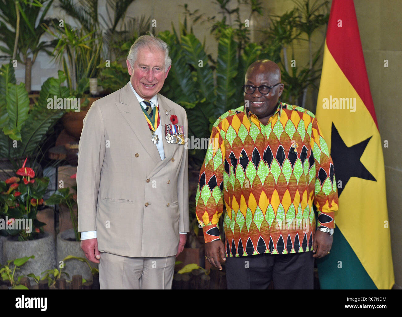 Ghanaian president nana akufo addo jubilee house hi-res stock ...